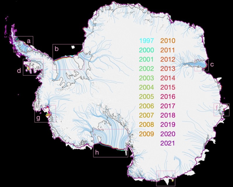 Antarctic Annual Ice Sheet Extent Masks (1997-2021) - ITS_LIVE a NASA ...